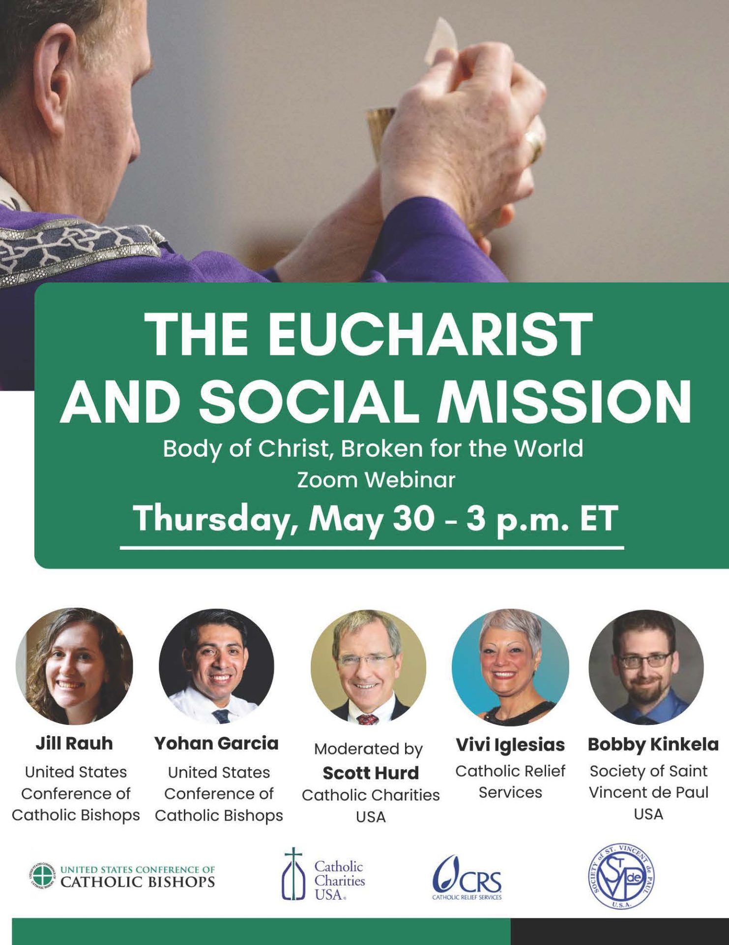 The Eucharist and Social Mission: May 30th Webinar – St. Vincent de Paul USA Member Site